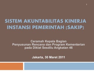 Presentasi SAKIP | PPT