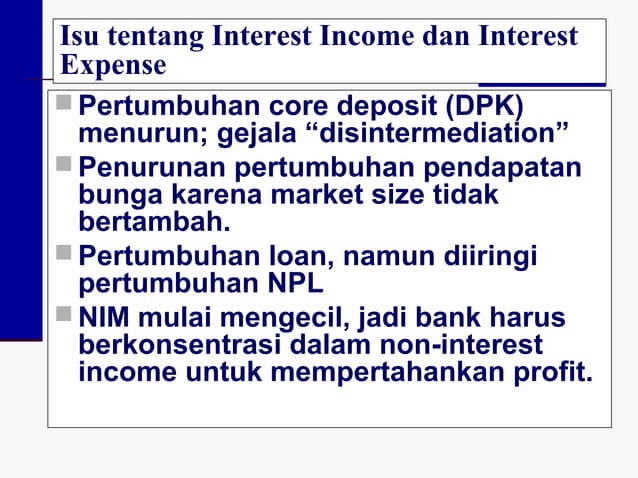 Biaya Intermediasi Keuangan Perbankan Indonesia : Peranan Makroekonomi, Regulasi dan Institusi | PPT