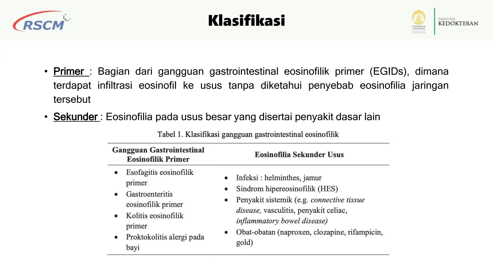 Sari Pustaka Diagnosis dan tatalaksana kolitis eosinofilik | PPT