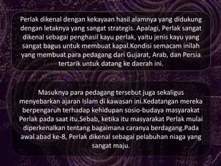 Presentasi sejarah kerajaan perlak | PPTX