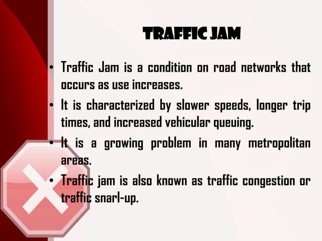TRAFFIC JAM | PPTX