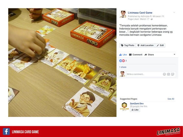 Presentasi Seminar Linimasa Card Game Sejarah Kemerdekaan Indonesia ...