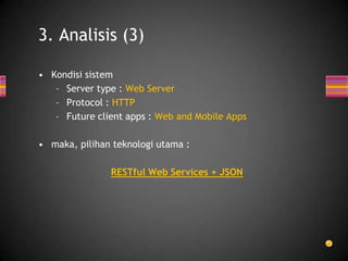 Presentasi seminar penelitian pemodelan web services di unpar | PPTX