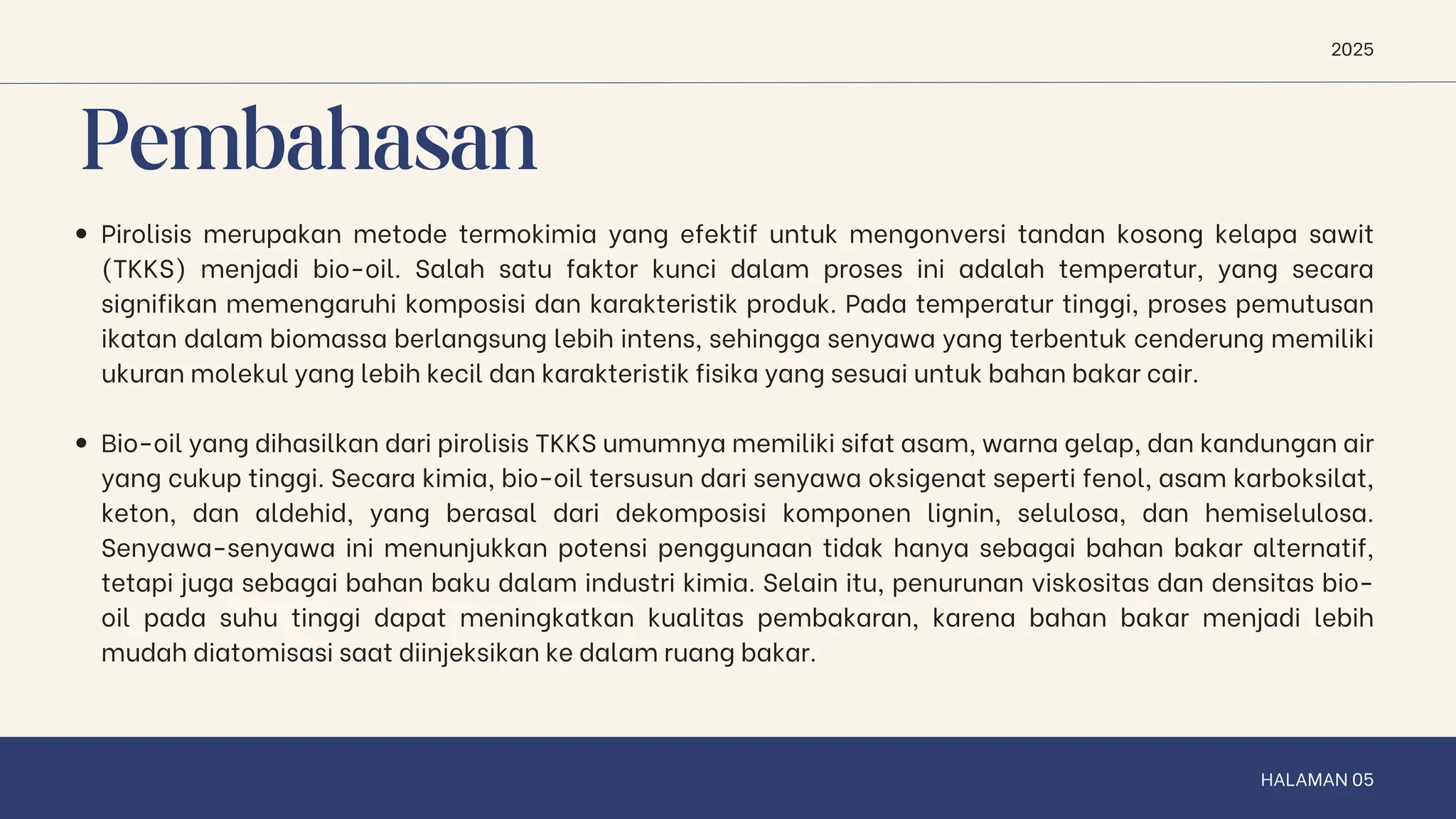 pemanfaatan limbah tandan kosong kelapa sawit menjadi bio-oil dengan ...