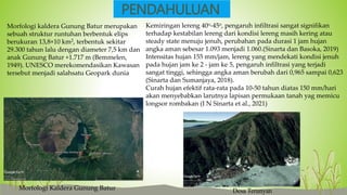 Nilai Resistivitas dan Struktur Batuan Vulkanik Pasca Gempa di Kaldera ...