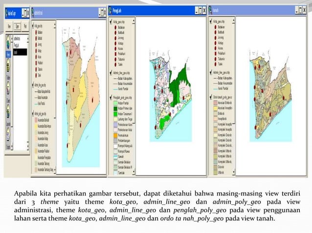 Presentasi (sistem pengolahan data spasial dengan arc view) | PPTX