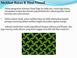 Presentasi Sistem Visual (Leonart M, Ridwan Panji L, Putri Septiani) | PPT