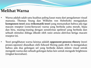 Presentasi Sistem Visual (Leonart M, Ridwan Panji L, Putri Septiani) | PPT