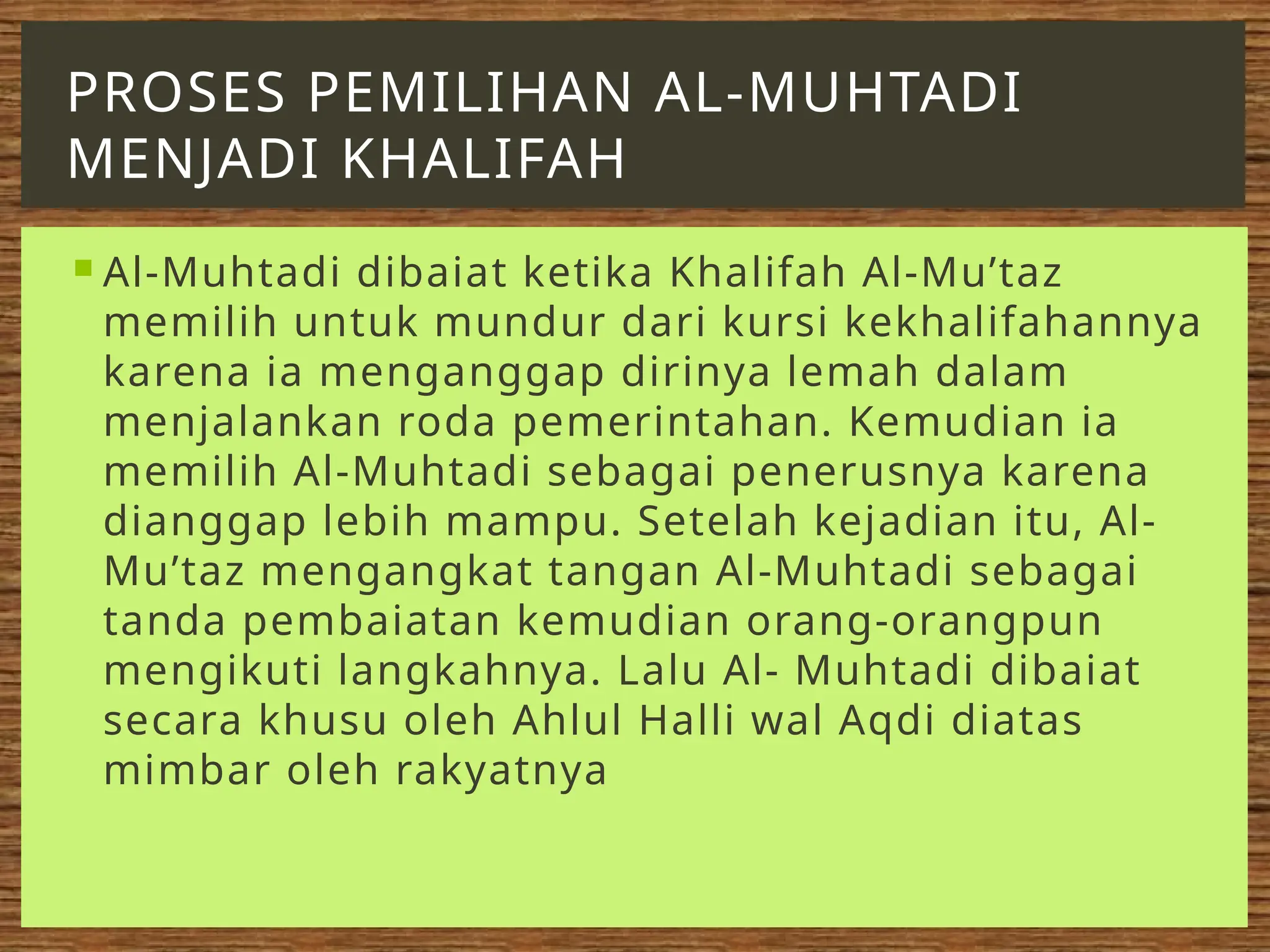 biagrafi and histry of one of abbasiah empire ruler al muhadi.pptx