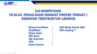 Uji Kompetensi Teknik Sumber Daya Air Ahli Muda | PPTX