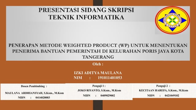Presentasi SKRIPSI_informatika_it_universitas sebelas maret pptx | PPTX