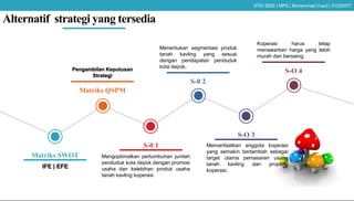skripsi analisis swot | PPTX