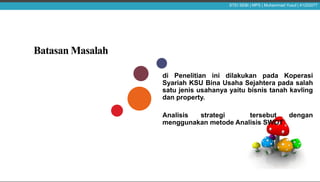 skripsi analisis swot | PPTX