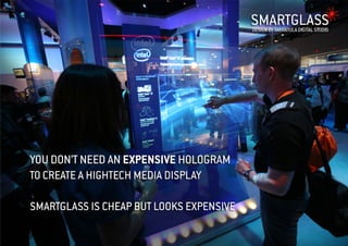 Presentasi SmartGlass Large HD Touchscreen | PPT