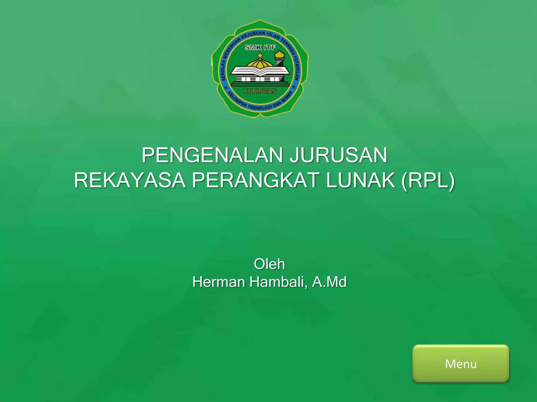 Pengenalan Jurusan RPL | PPTX