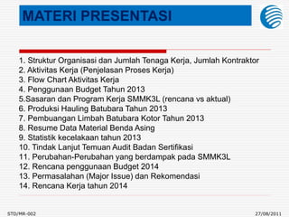 Presentasi SMK3L Tahun 2013.ppt