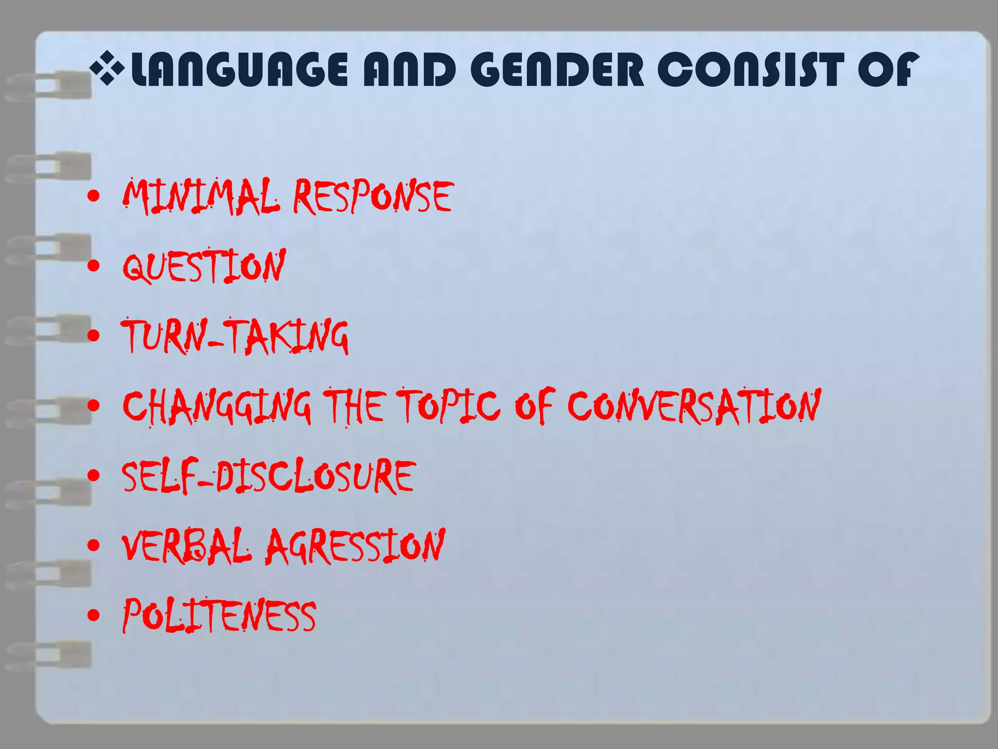 Language and Gender (Sociolinguistic) | PPTX