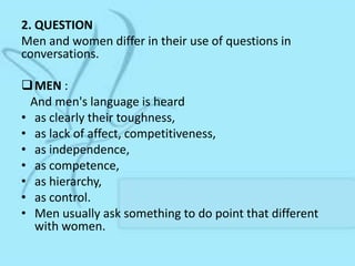 Language and Gender (Sociolinguistic) | PPTX