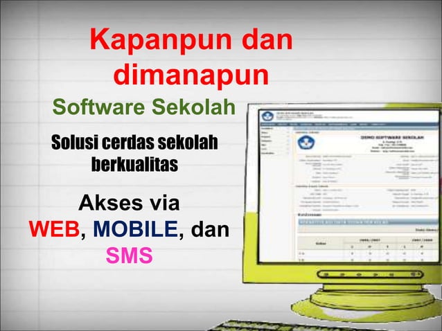 Presentasi software sekolah berbasis web | PPSX