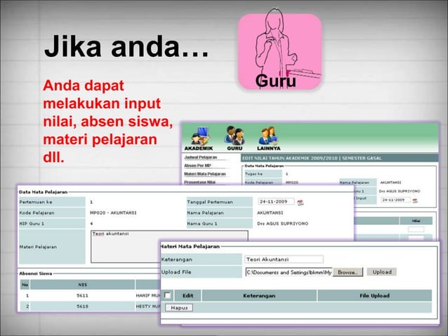 Presentasi software sekolah berbasis web | PPSX
