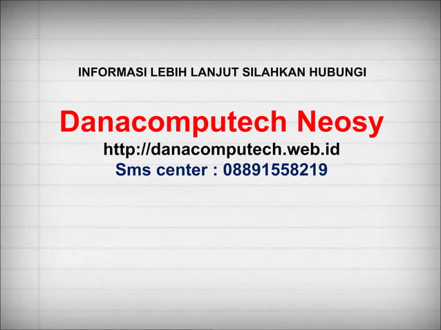 Presentasi software sekolah berbasis web | PPSX