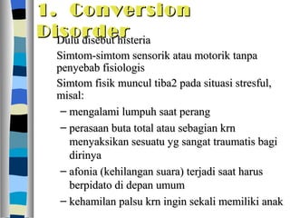 Somatoform Disorder | PPT