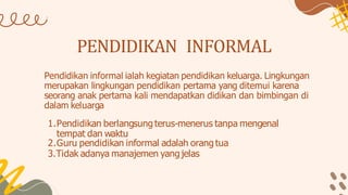Lembaga Pendidikan merupakan salah satu jenis lembaga sosial .pptx