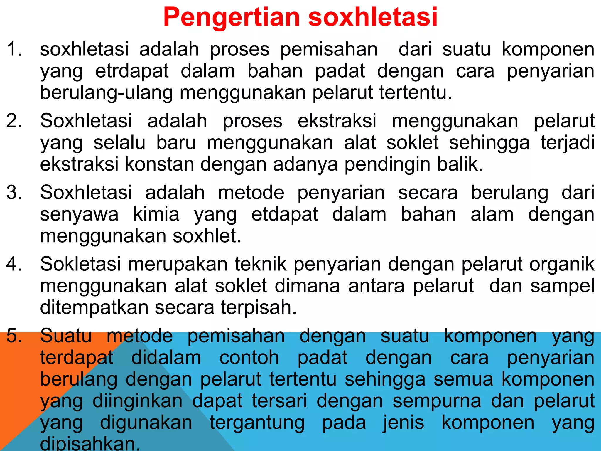 Presentasi soxhletasi | PPT