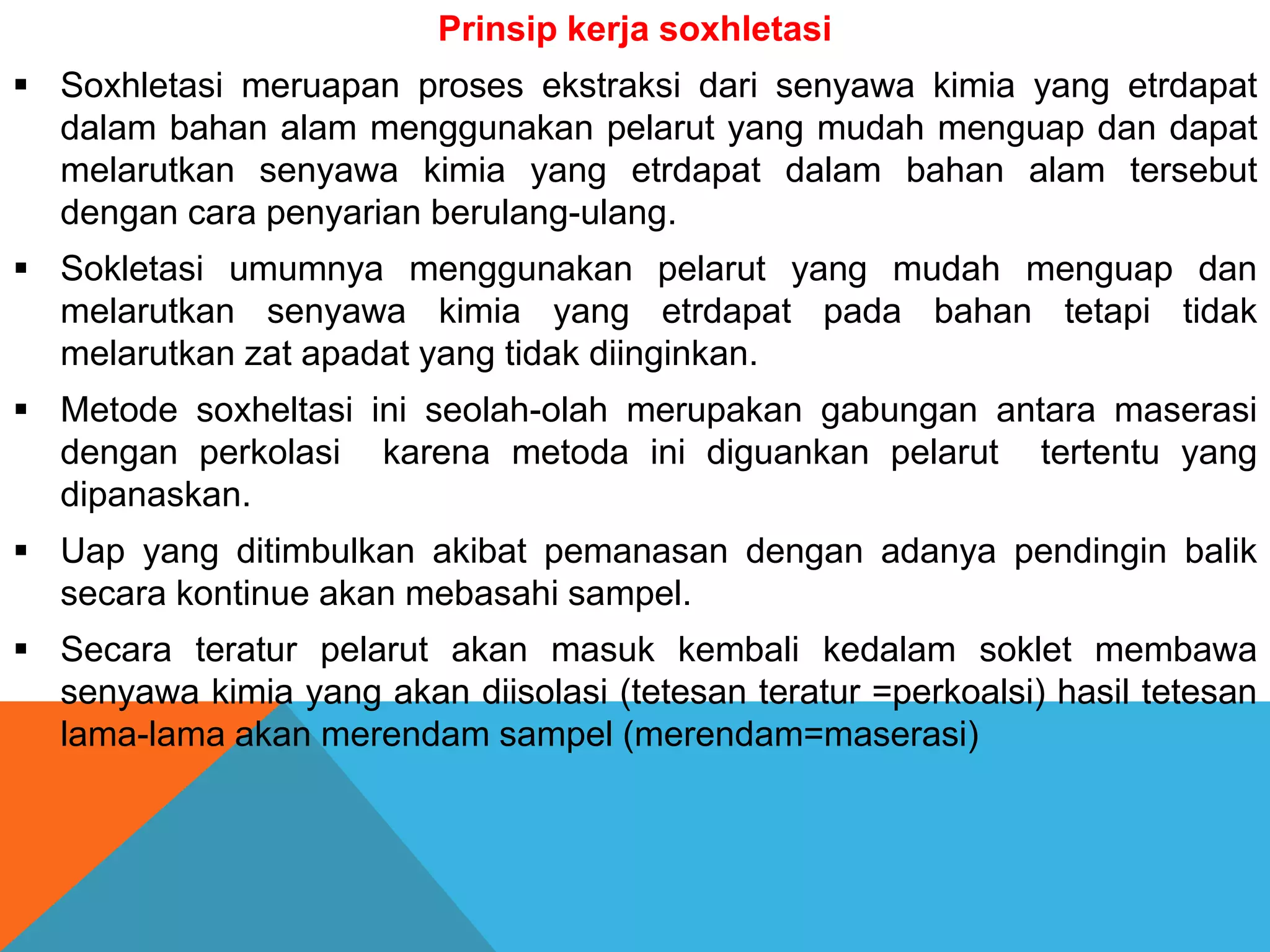 Presentasi soxhletasi | PPT