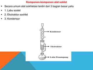 Presentasi soxhletasi | PPT