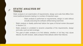 Presentasi static techniques | PPT