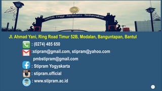 Presentasi STIPRAM Yogyakarta | PDF