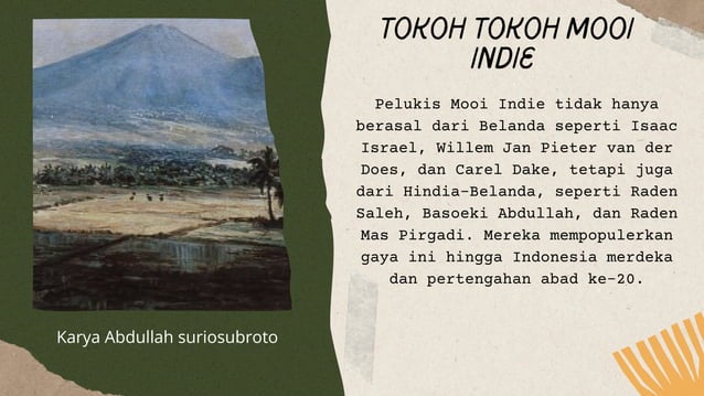 Sejarah Seni Rupa Nusantara Periode Mooi Indie | PPT