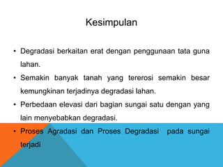 Sungai Terdegradasi | PPTX