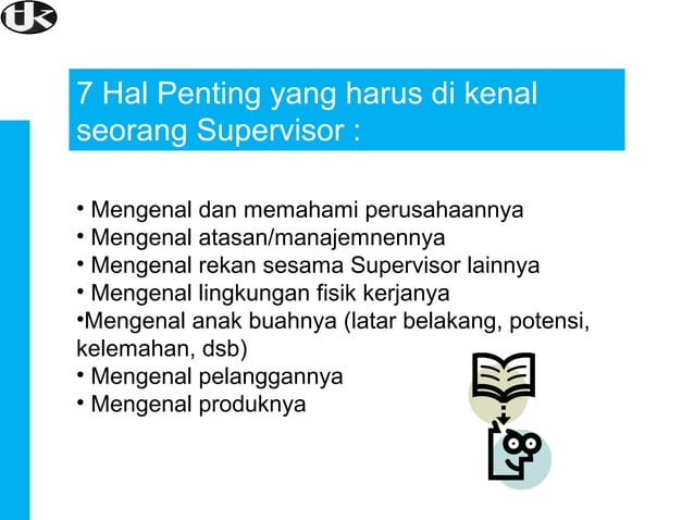 Presentasi supervisor competency | PPT