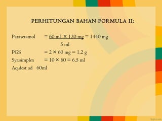 Uji Mutu Sediaan Suspensi | PPT