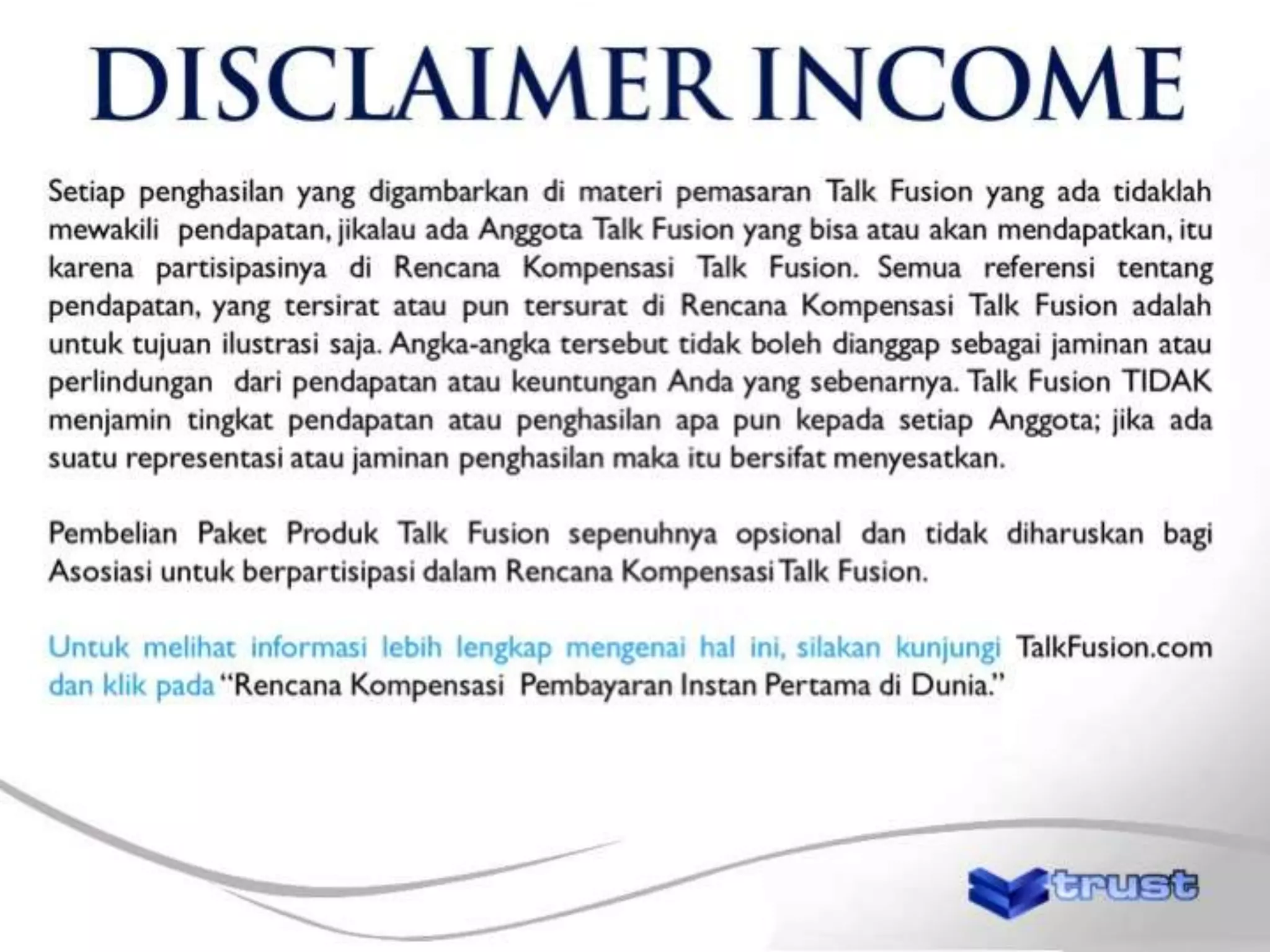 Presentasi talk fusion | PPTX