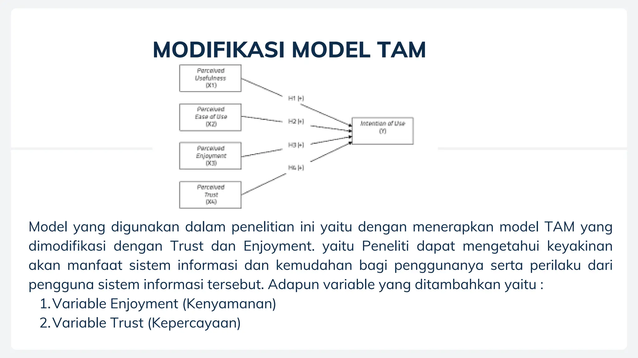 Aplikasi Technology Acceptance Model (TAM) | PDF