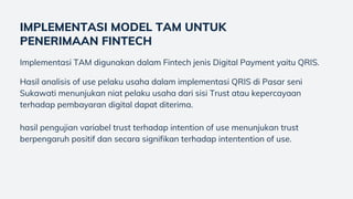 Aplikasi Technology Acceptance Model (TAM) | PPT