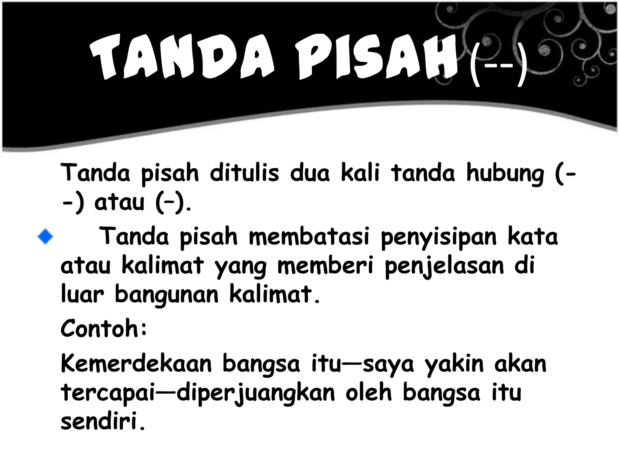 Presentasi tanda baca | PPTX