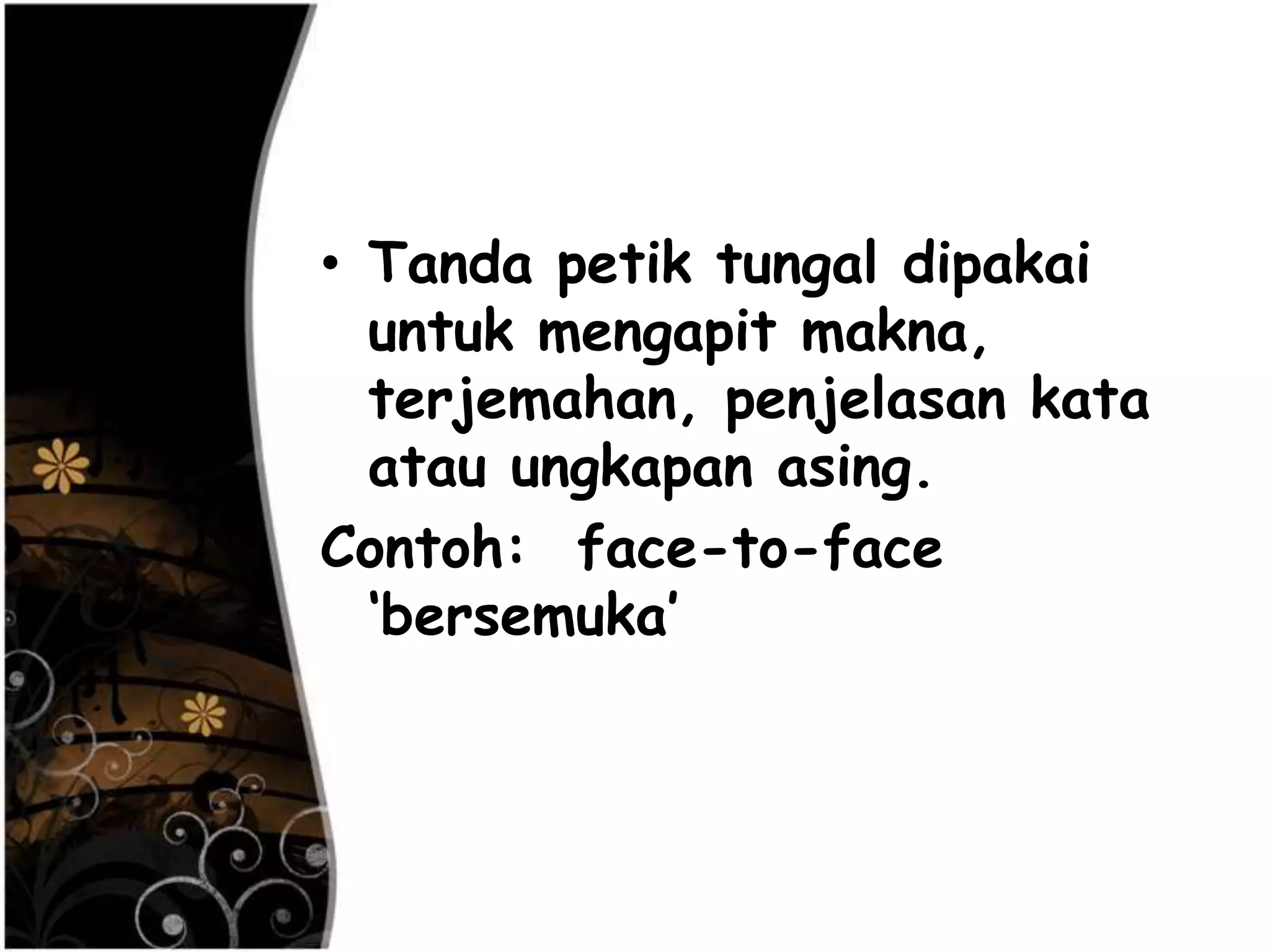 Presentasi tanda baca | PPTX