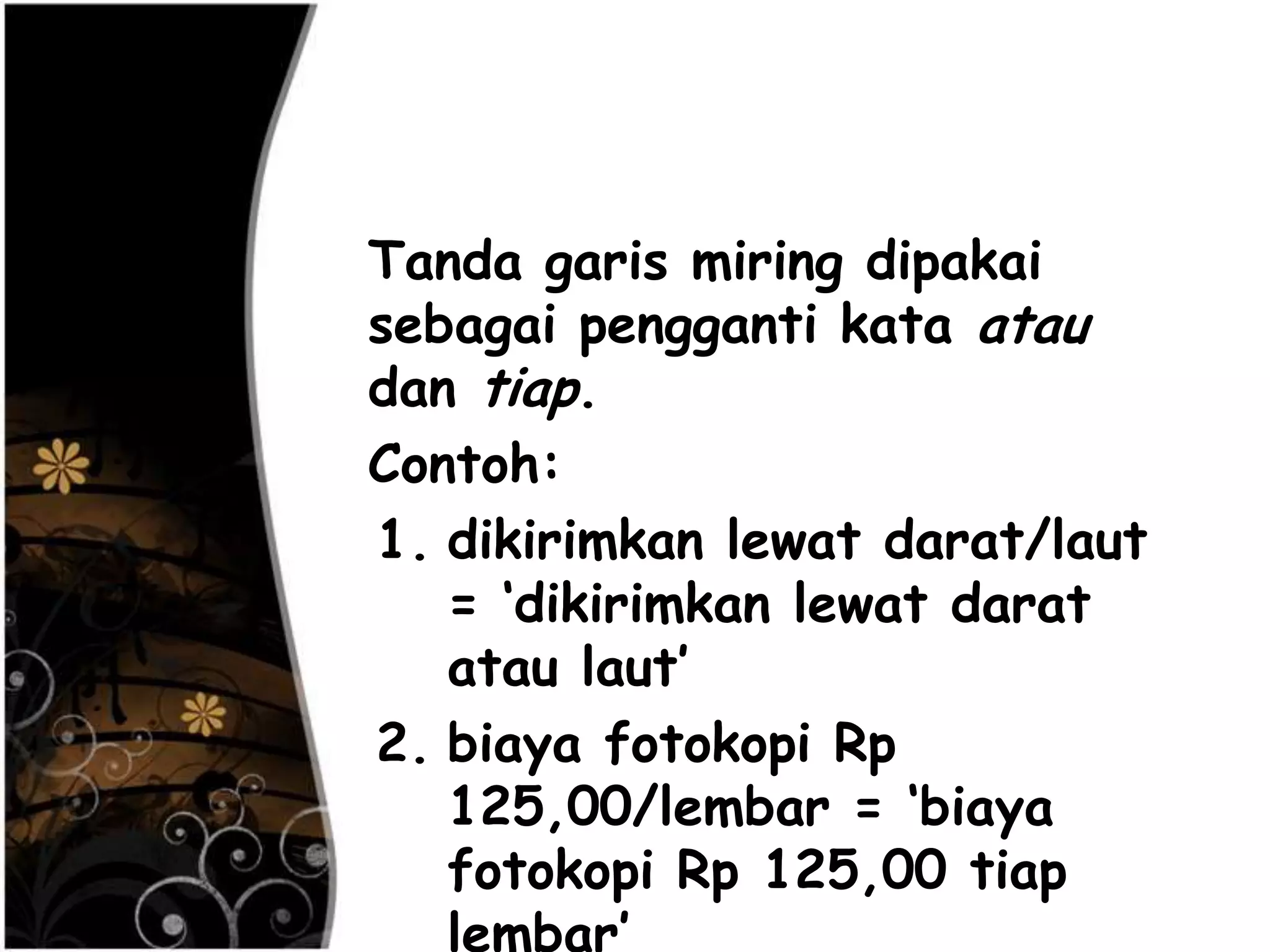 Presentasi tanda baca | PPTX