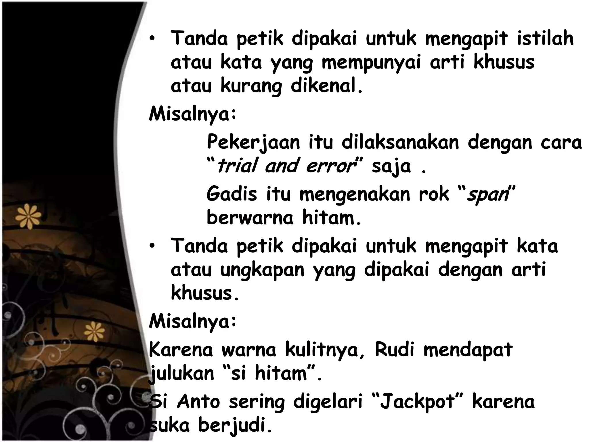 Presentasi tanda baca | PPTX