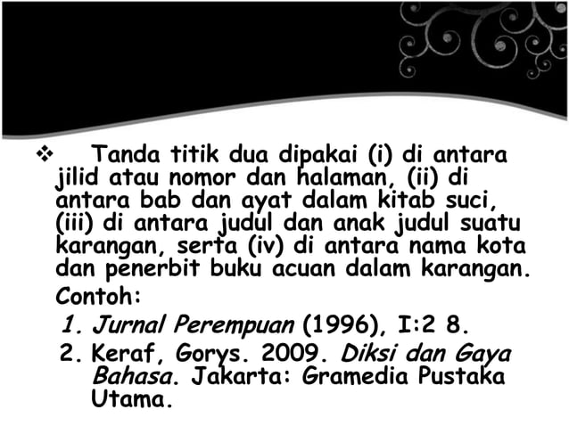 Presentasi tanda baca | PPTX