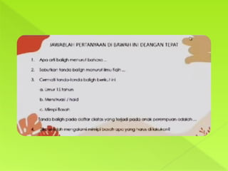 PRESENTASI (TANDA TANDA BALIGH MENURUT ILMU FIQIH).pptx