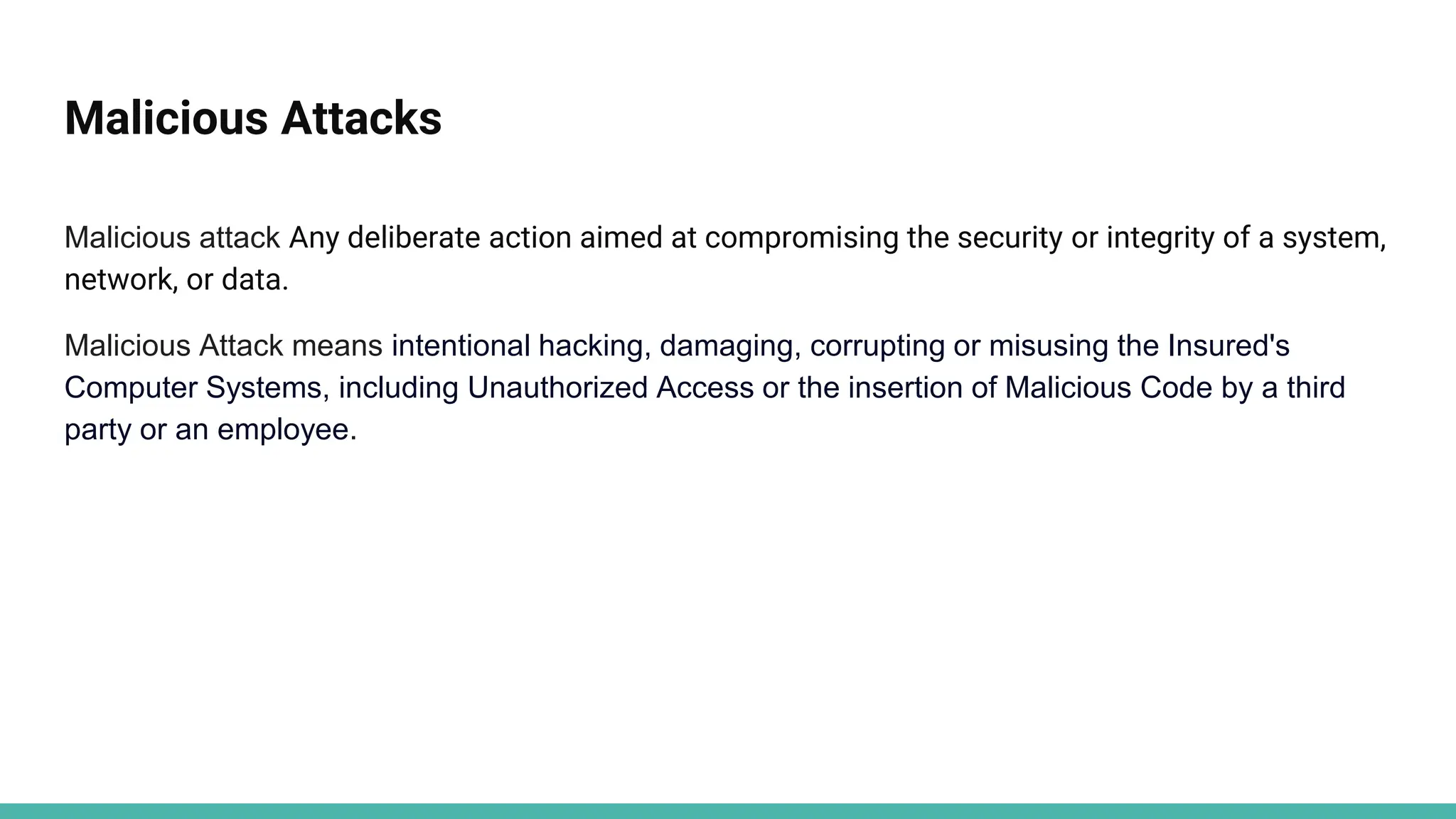 Threat & Vulnerability Malicious Attacks.pptx