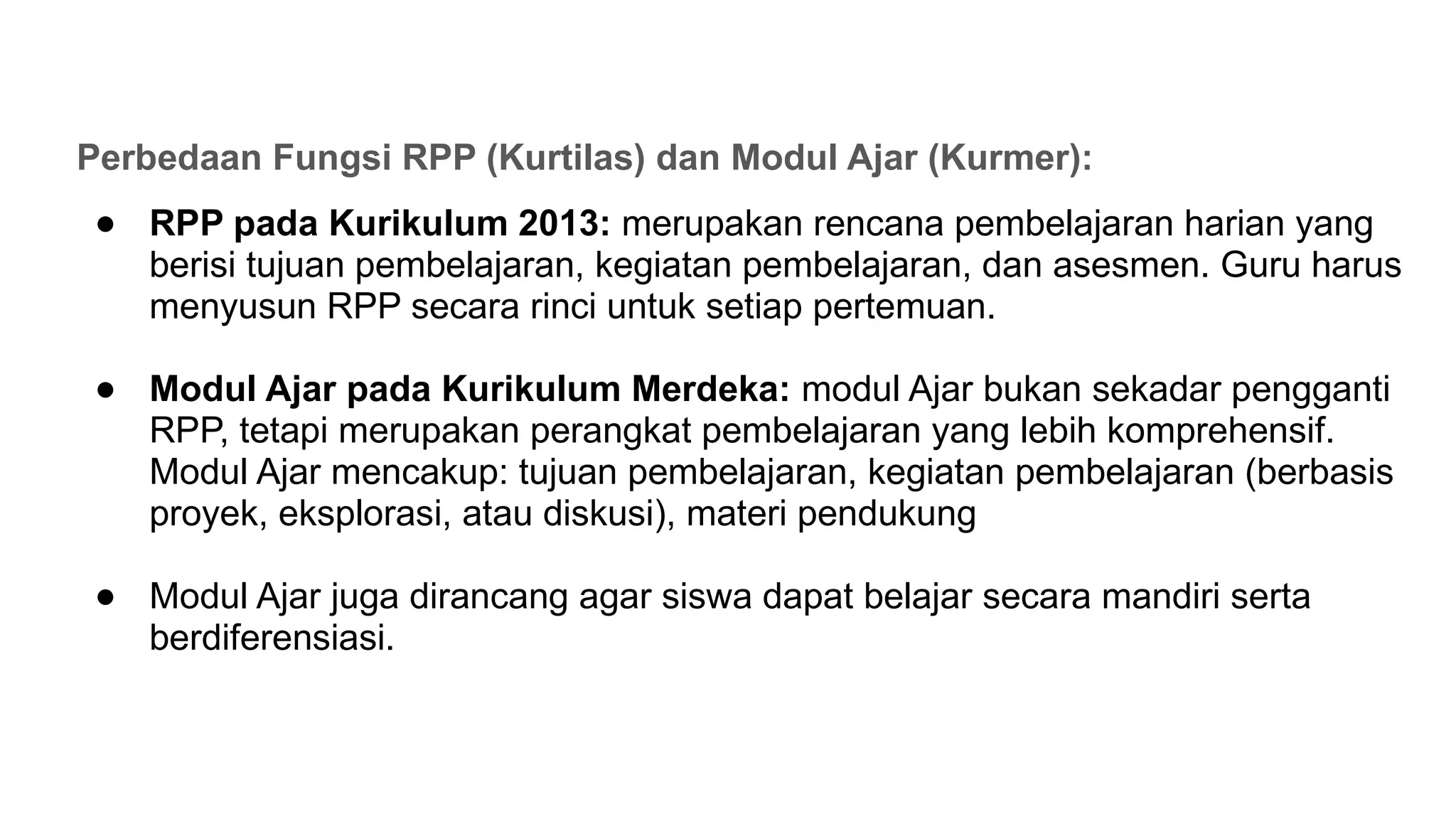 Presentasi Perangkat Pembelajaran pada Kurikulum Merdeka | PPTX