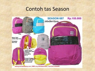 Presentasi tas season | PPTX