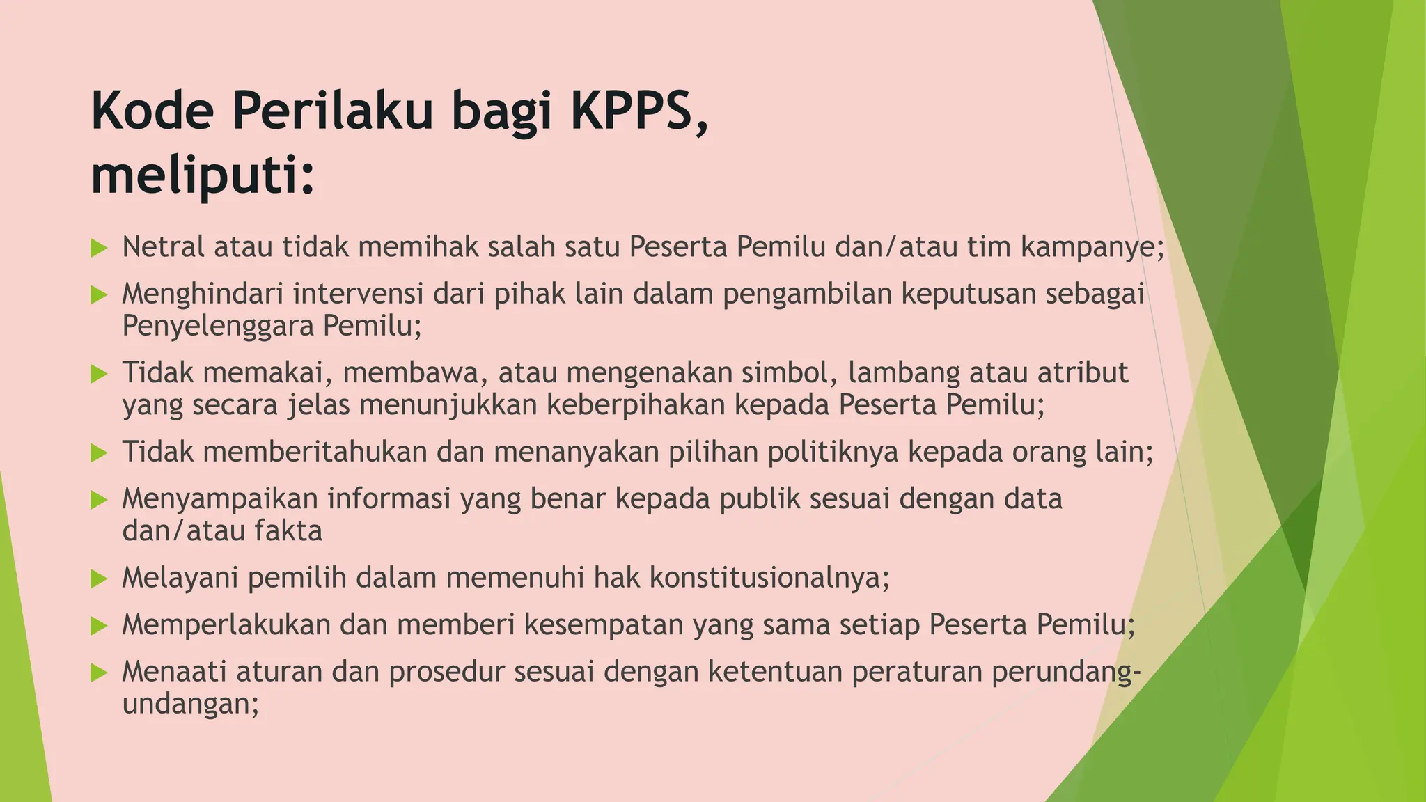 PRESENTASI TATA KERJA, KODE ETIK, DAN KODE KPPS TOT.pptx