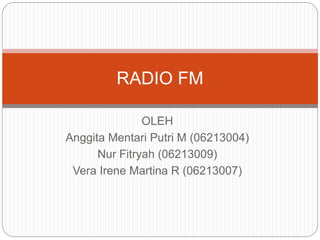 Presentasi Radio FM | PPTX